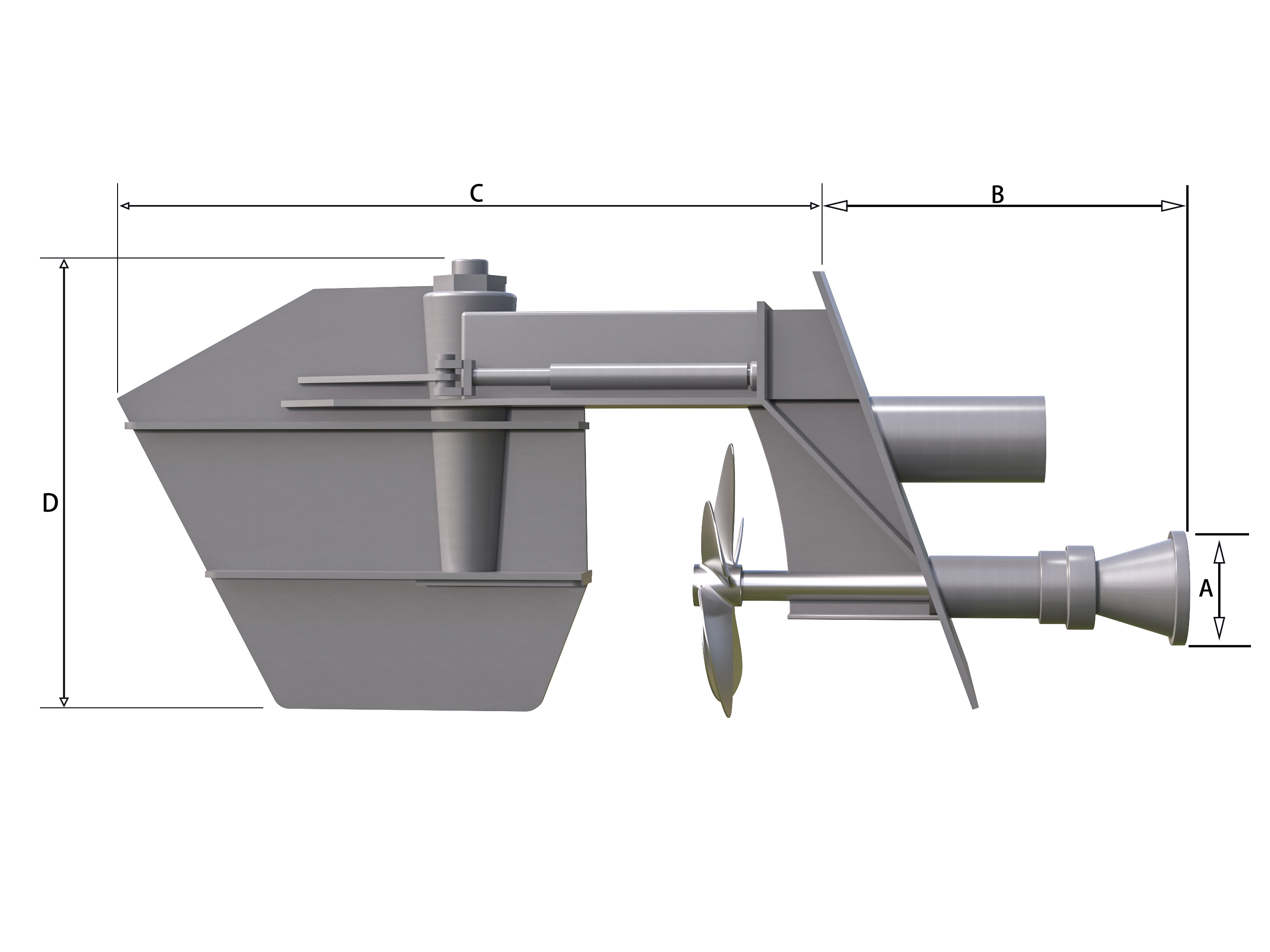 BG550 Boat High Durability Steel Surface Drive System from China ...